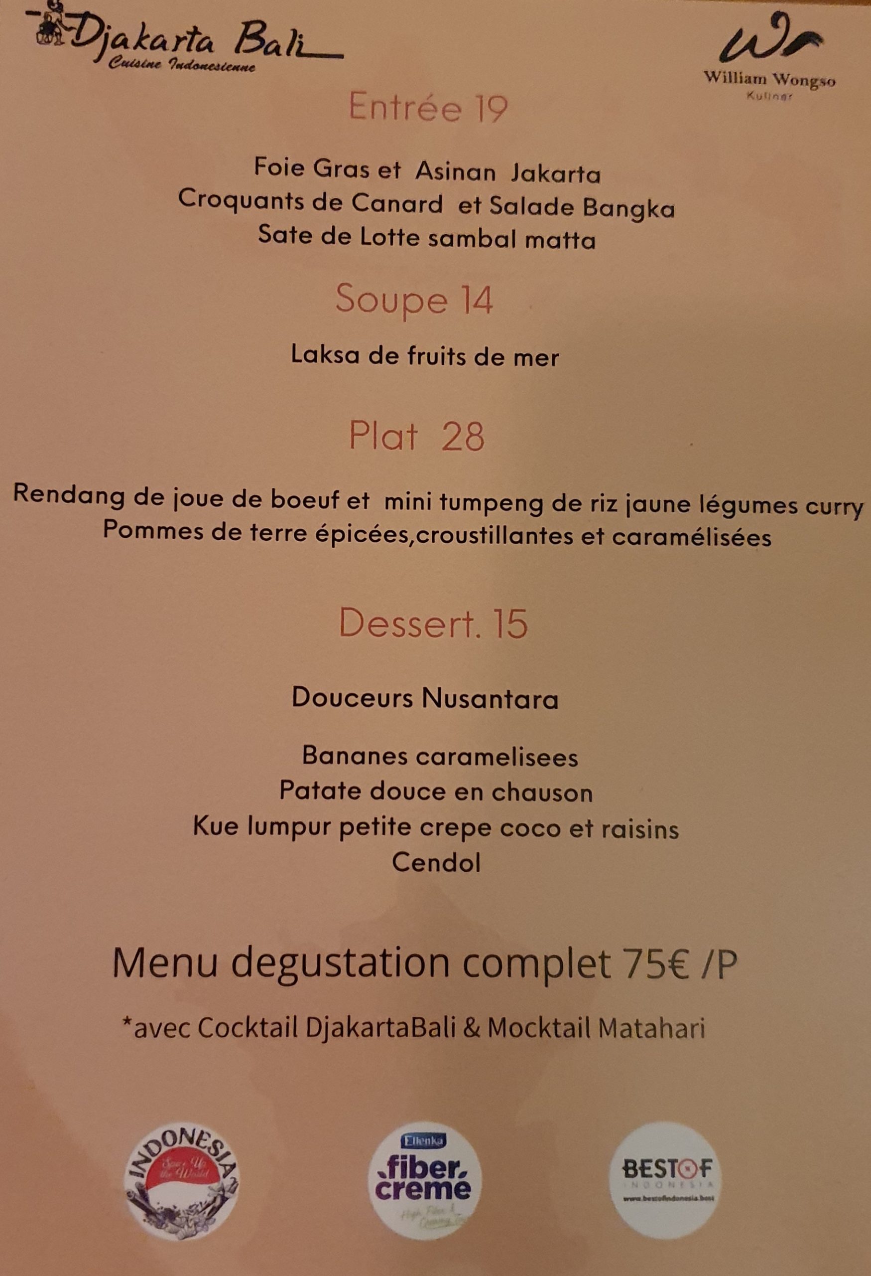 Kuliner Prancis & Indonesia saling Bergelayut Mesra di Restoran ...